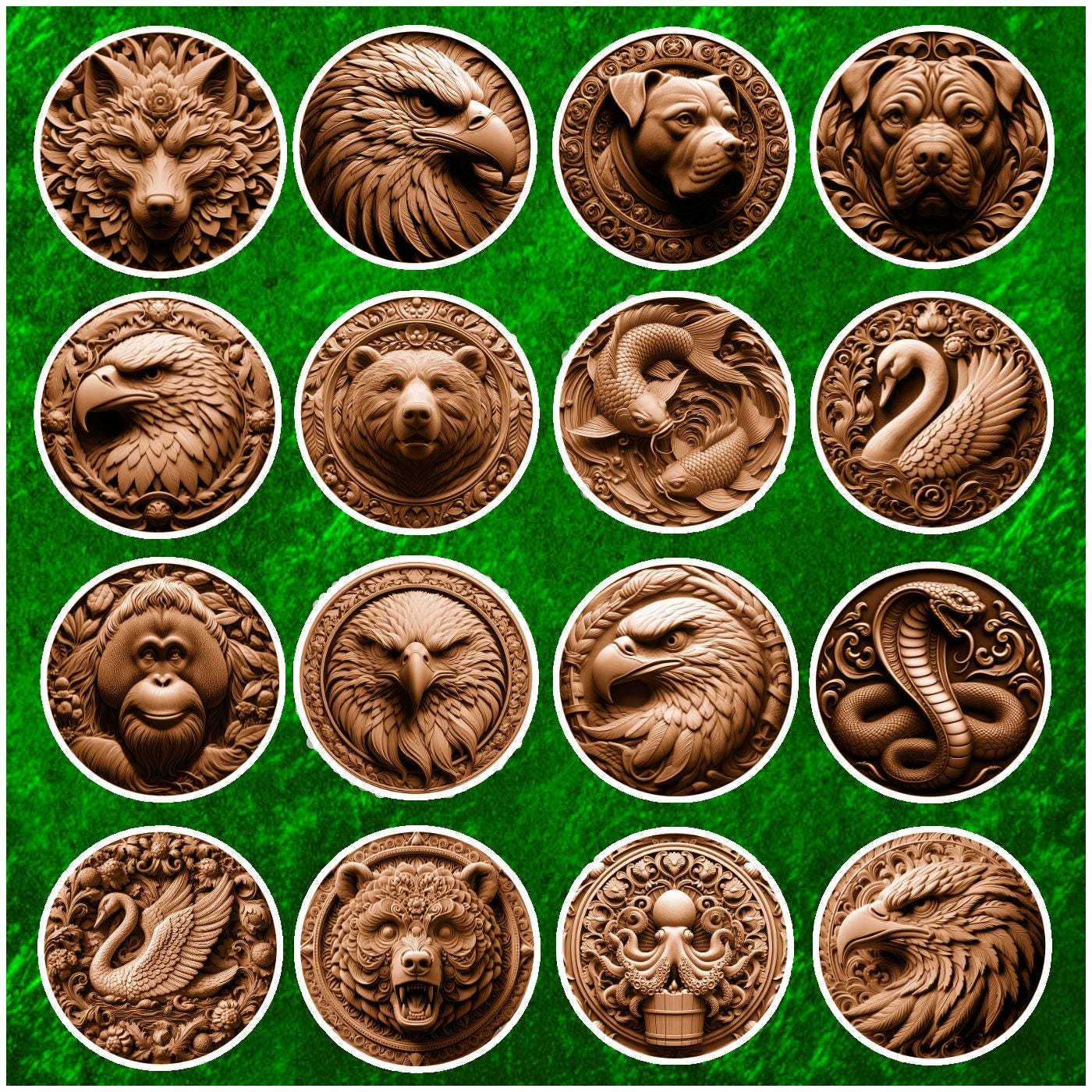 Depth Map Bundle,3d,glowforge,height Maps.glowforge Files,depth Maps ...