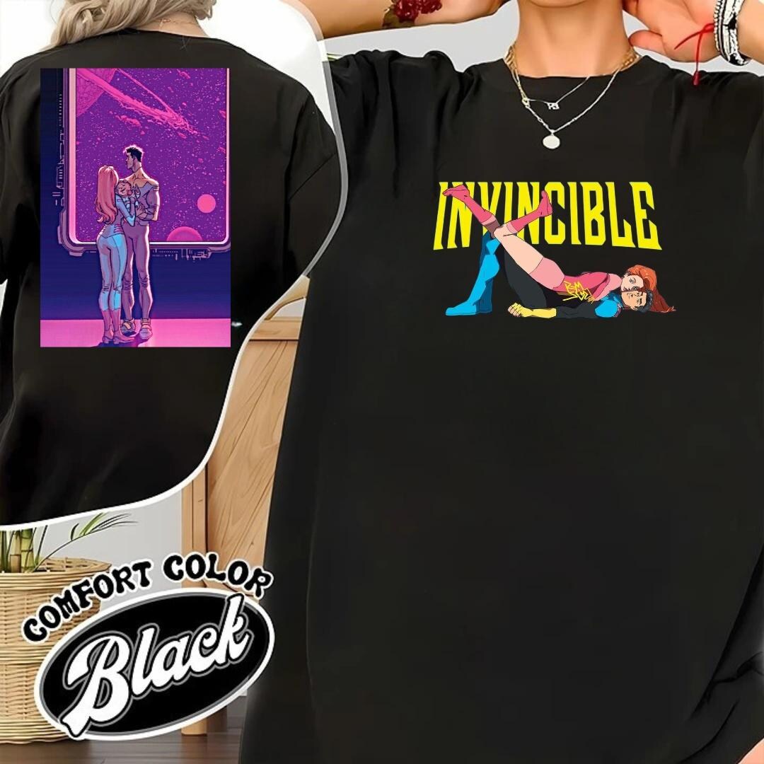 Invincible Mark Grayson Atom Eve Lover Comfort Color Shirt, Superhero ...