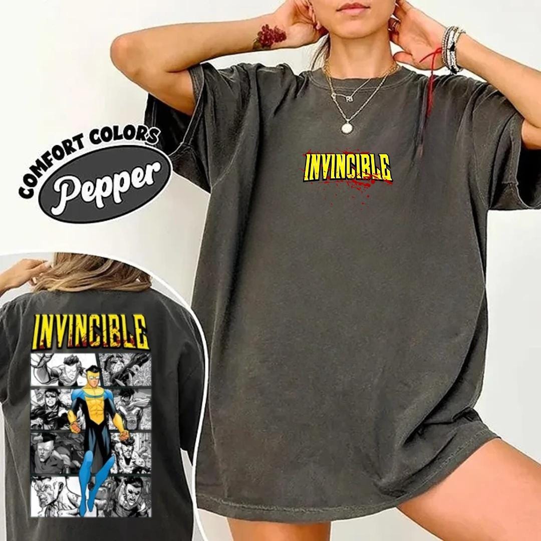 Vintage Invincible TV Show Mark Invincible Comfort Color Shirt, Unisex ...