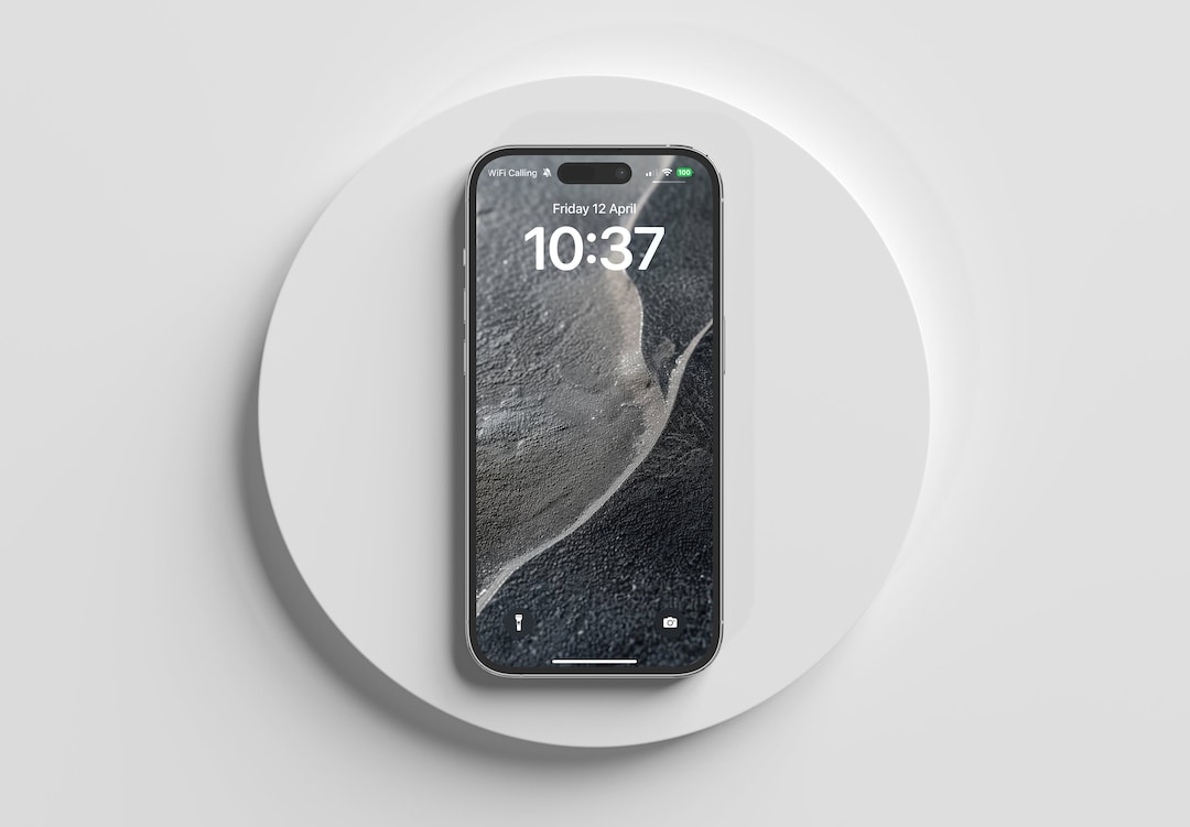 Natural Titanium Sand iPhone Wallpaper, Gray Aesthetic Phone Wallpaper ...