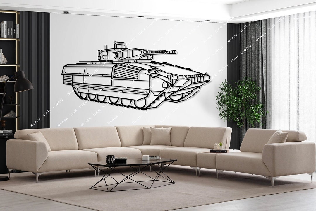 SPZ Metal Tank Wall Art, Tank Wall Decor, Gifts, Panzer, Custom Gift, Gardening Gift ...