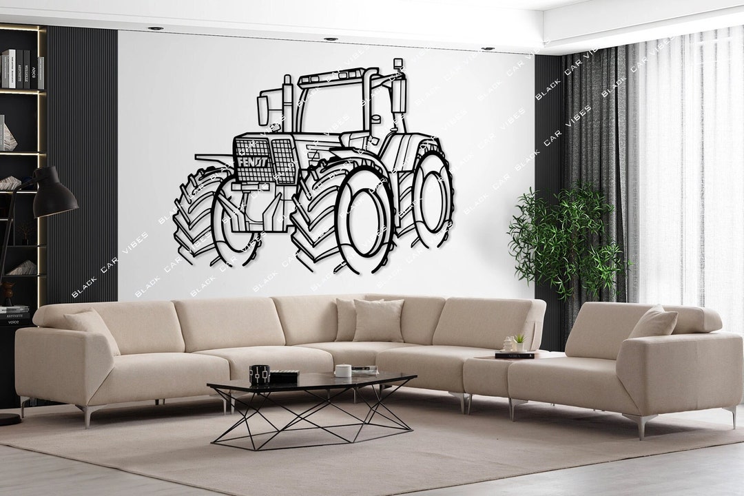 Fendt Metal Tractor Wall Art, Tractor Wall Decor, Gifts, Tractor ...