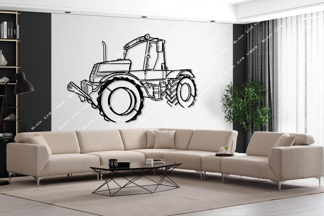JCB Metal Tractor Wall Art, Tractor Wall Decor, Gifts, Tractor, Custom ...
