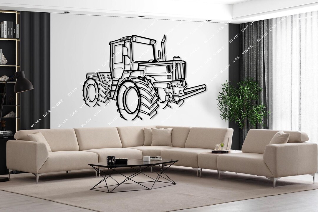 Trac 1000 Metal Tractor Wall Art, Tractor Wall Decor, Gifts, Tractor ...