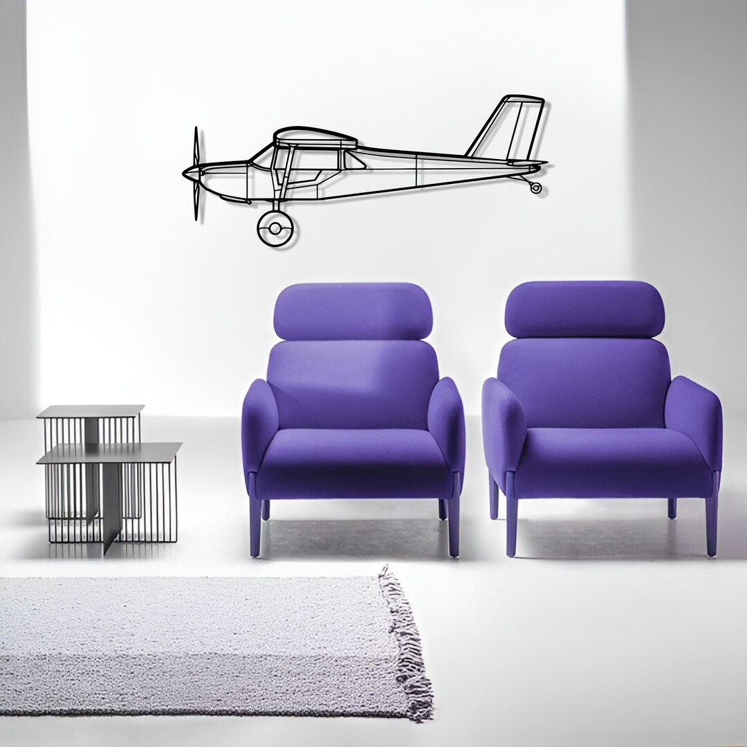 S-21 Outbound Metal Aircraft Wall Art , Car Wall Decor, Gifts, Custom ...