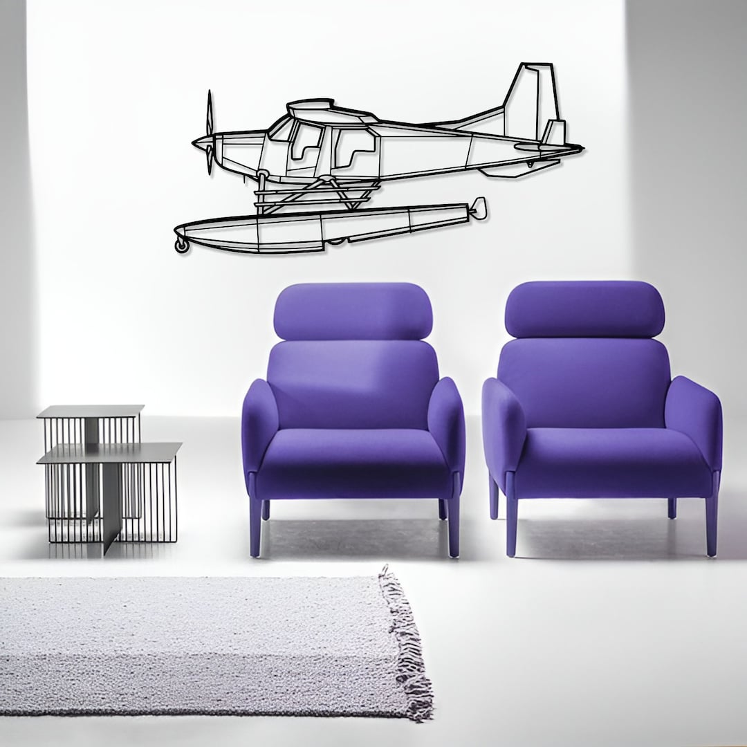 Bush Hawk XP Metal Aircraft Wall Art, Gifts, Air Craft Art, Air Craft ...