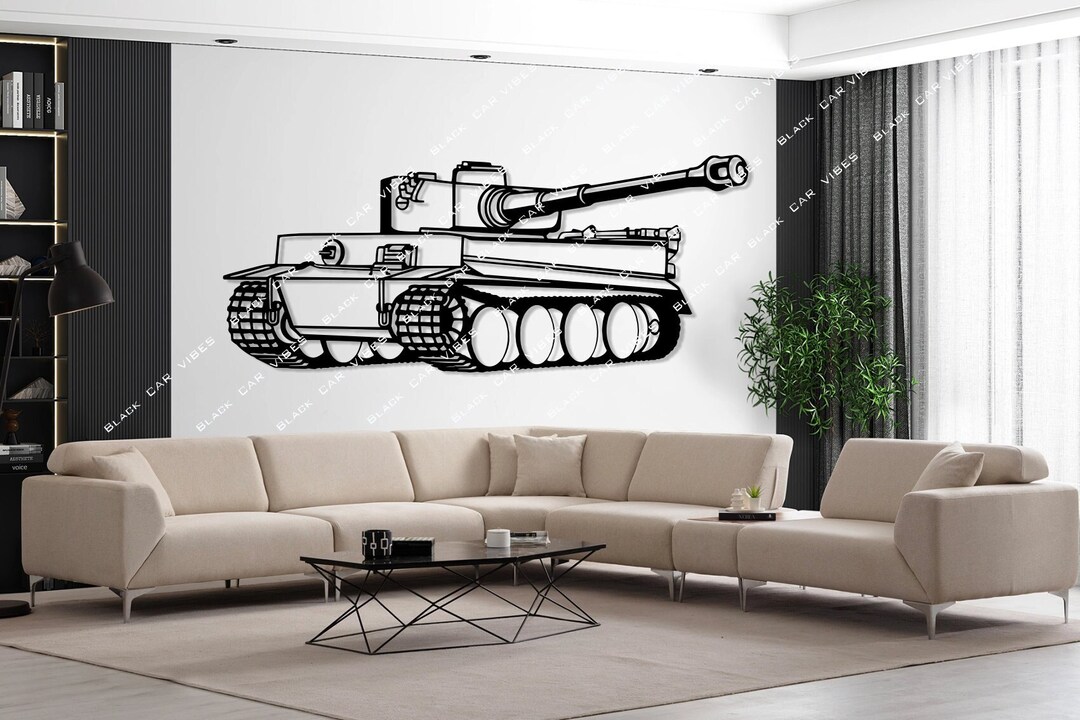 Metal Tank Wall Art, Tank Wall Decor, Gifts, Panzer, Custom Gift ...