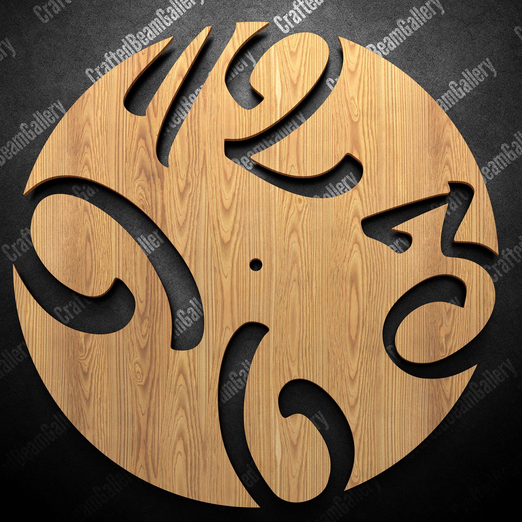 Wall Clock Face Set-01 CNC Bundle Laser Cut Pack SVG Vector Template ...