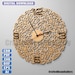 Modern DIY Wall Clock Face Set 2 Cnc Bundle Laser Cut Pack SVG Vector ...
