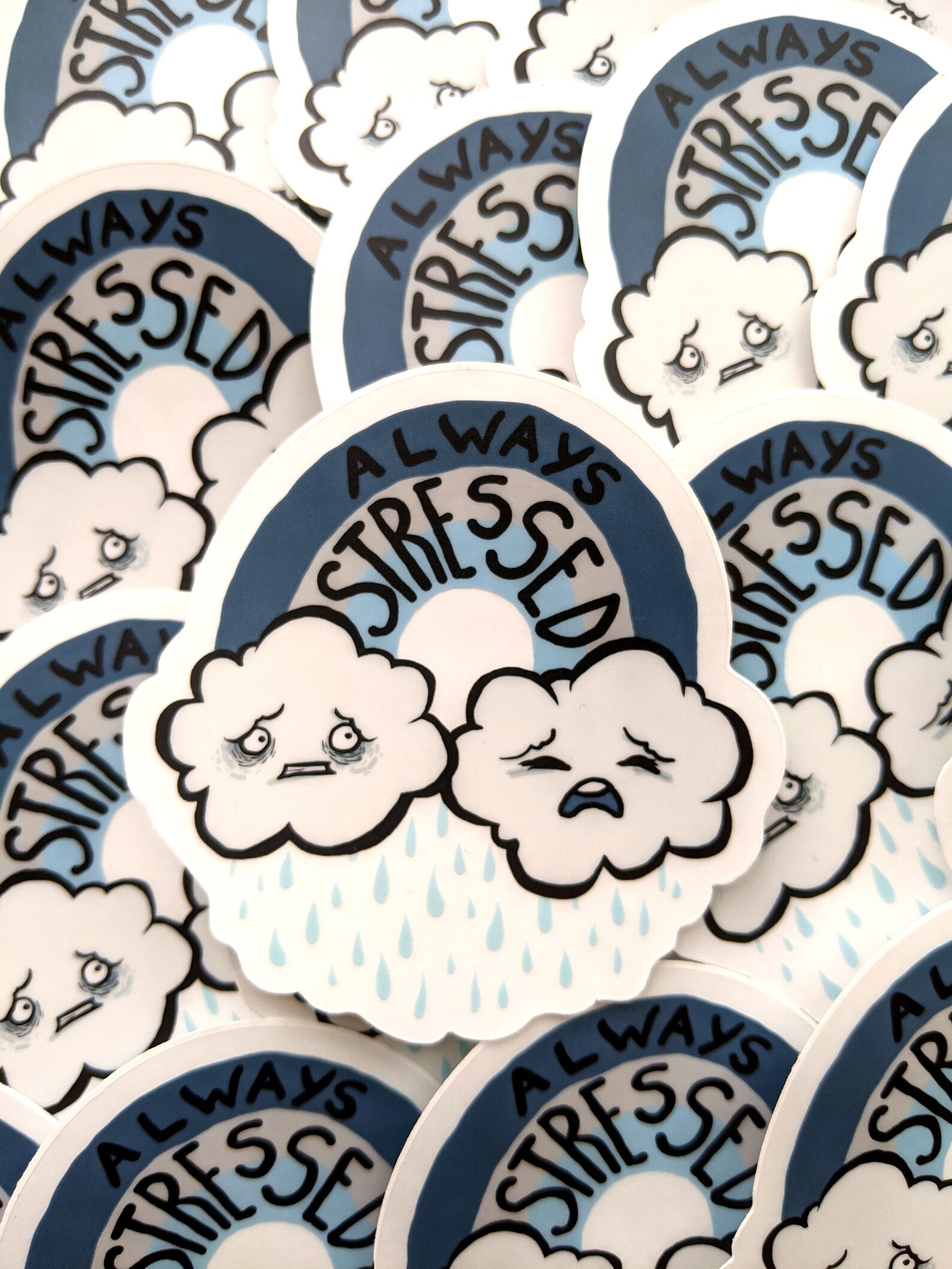 Sticker: Always Stressed - Etsy