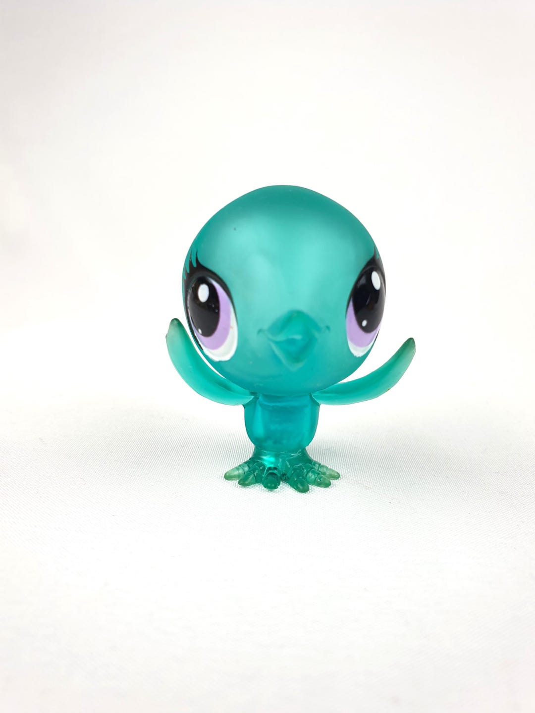 Littlest Petshop LPS Transparent Blue Bird #3166 - Etsy