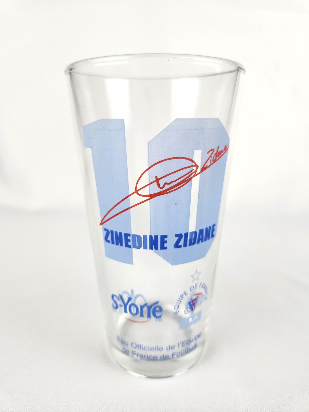 Zinedine Zidane Glass - St Yorre - FFF - Etsy