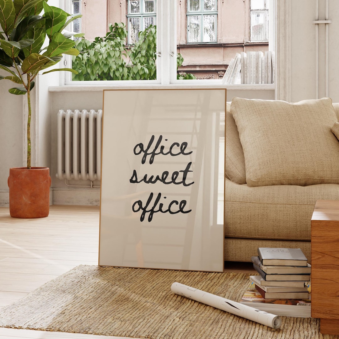 Office Wall Decor, Home Office Poster, (digital Download) - Etsy