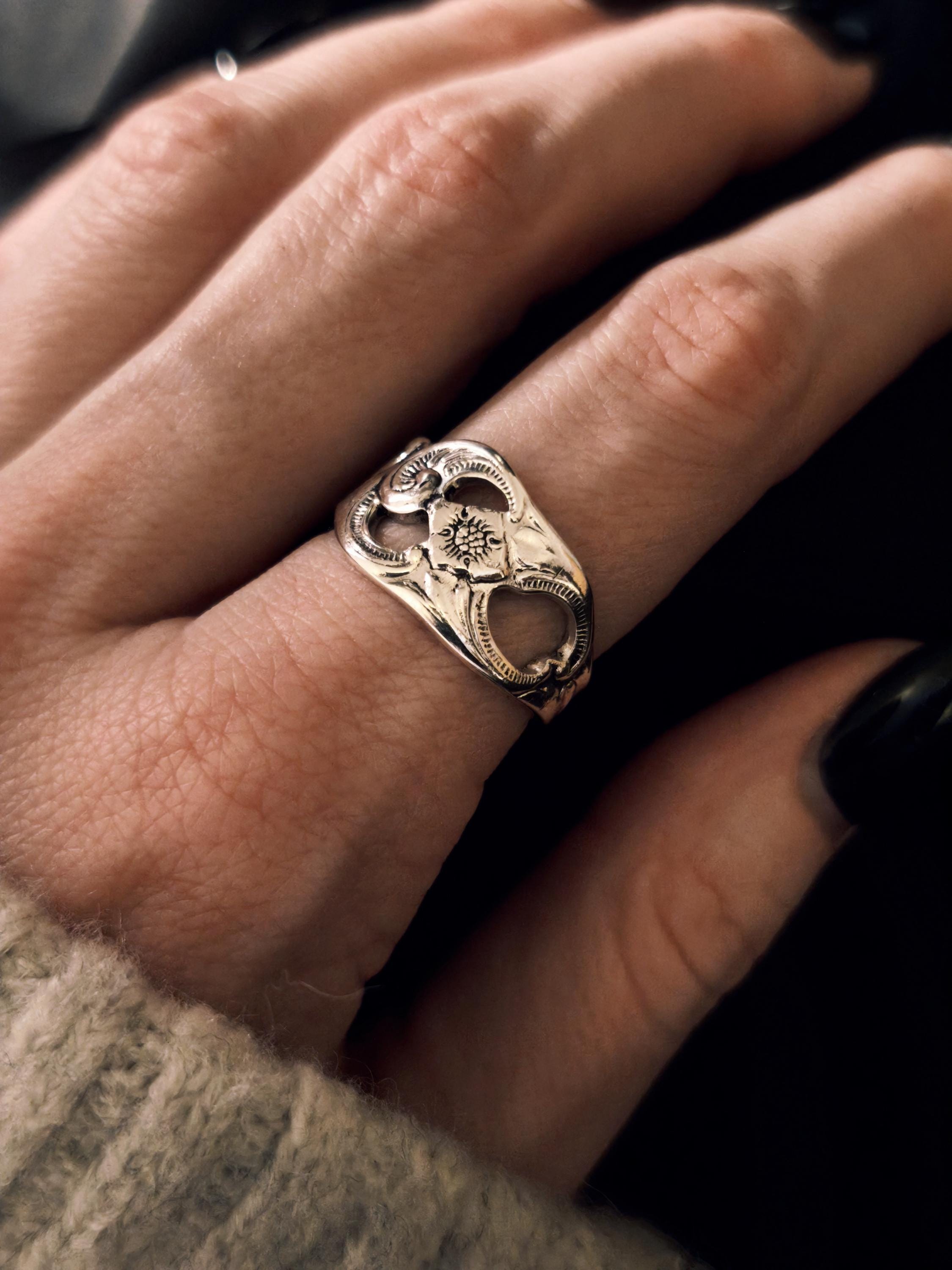 Eleanor Spoon Ring | Handmade Vintage Style | Adjustable Sustainable ...