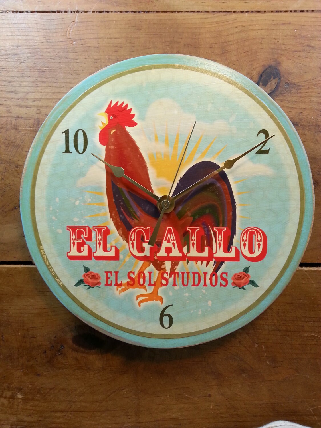 Loteria El Gallo Wall Clock - Etsy