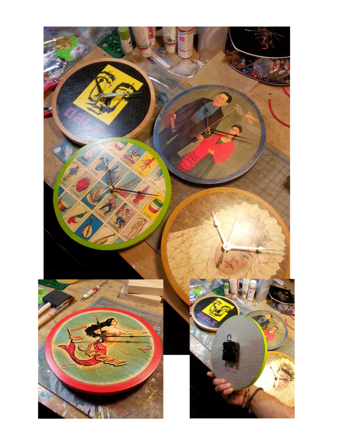 Loteria Wall Clock | Etsy