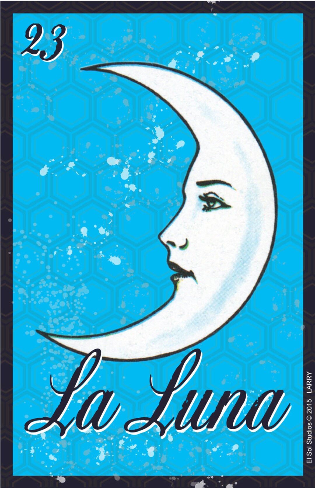 La Luna Mexican Bingo Game Loteria Inspired Magnet - Etsy