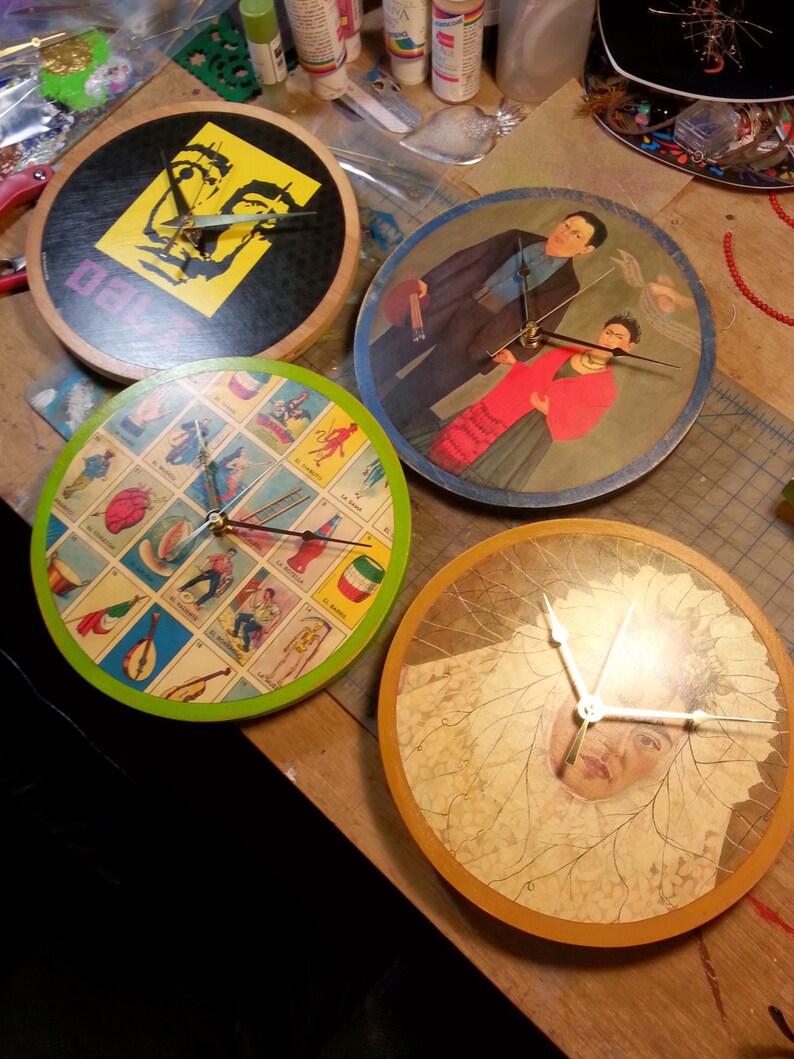 Loteria El Gallo Wall Clock - Etsy