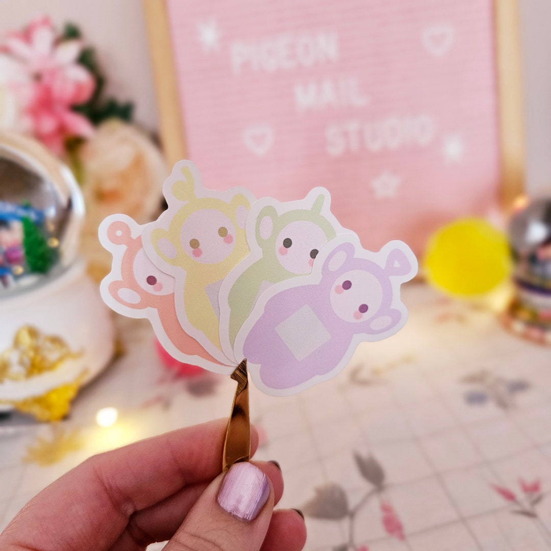 Pastel Teletubbies Stickers Bundle Cute Matte/gloss/premium Sticker for ...