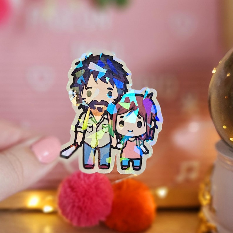 Joel and Ellie Inspired Sticker the Last of Us Sticker Gaming Sticker ...