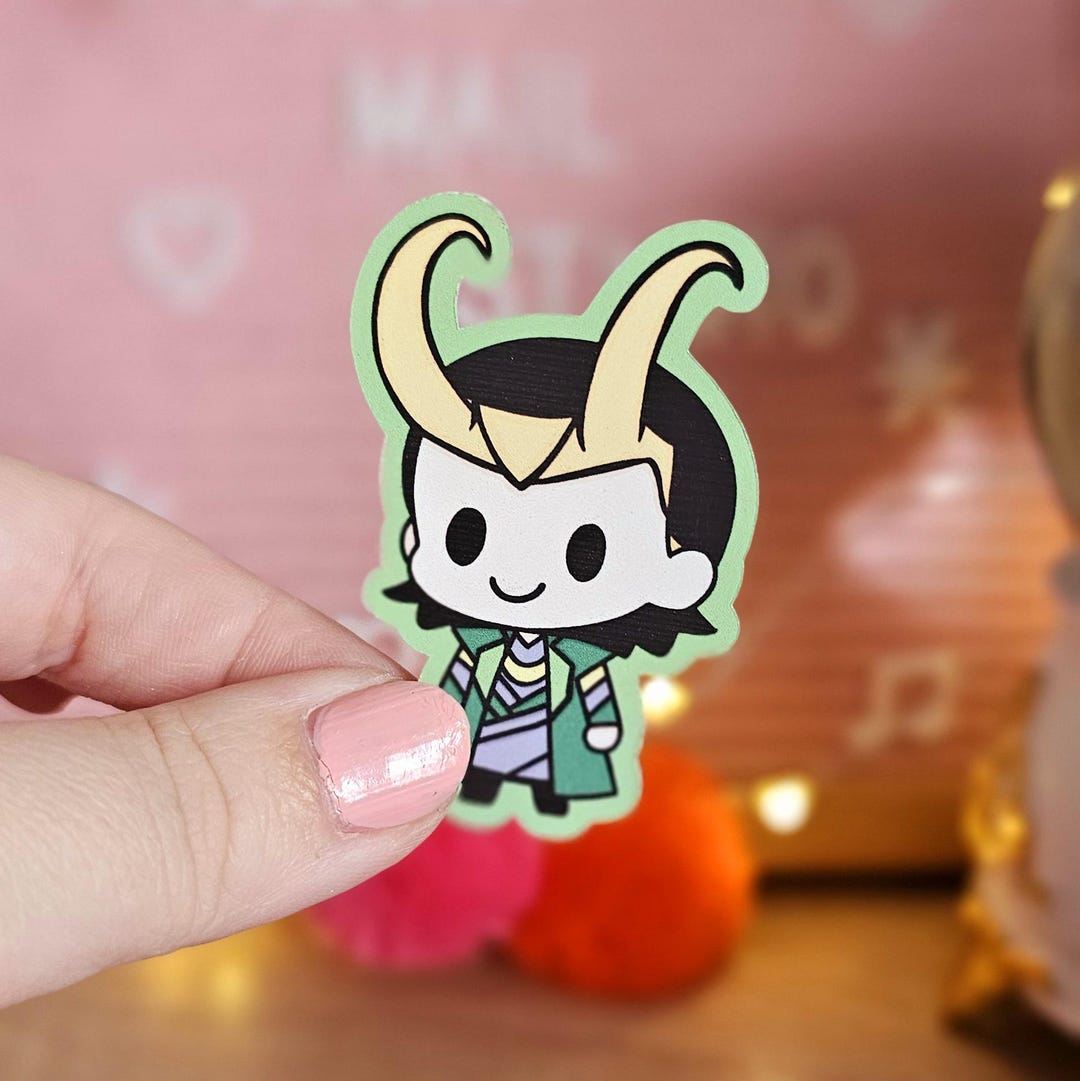 Loki Sticker - Loki Art - Loki Marvel Sticker - Tom Hiddleston Inspired ...