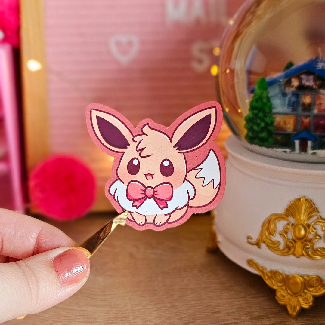 Pokemon Sticker Eevee Sticker Eevee Art Pokemon Art Anime Sticker ...
