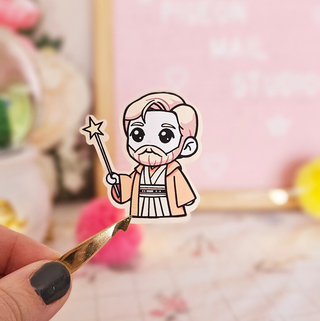 Obi Wand Kenobi - Obi-wan Kenobi Sticker - Star Wars Sticker - Movie ...