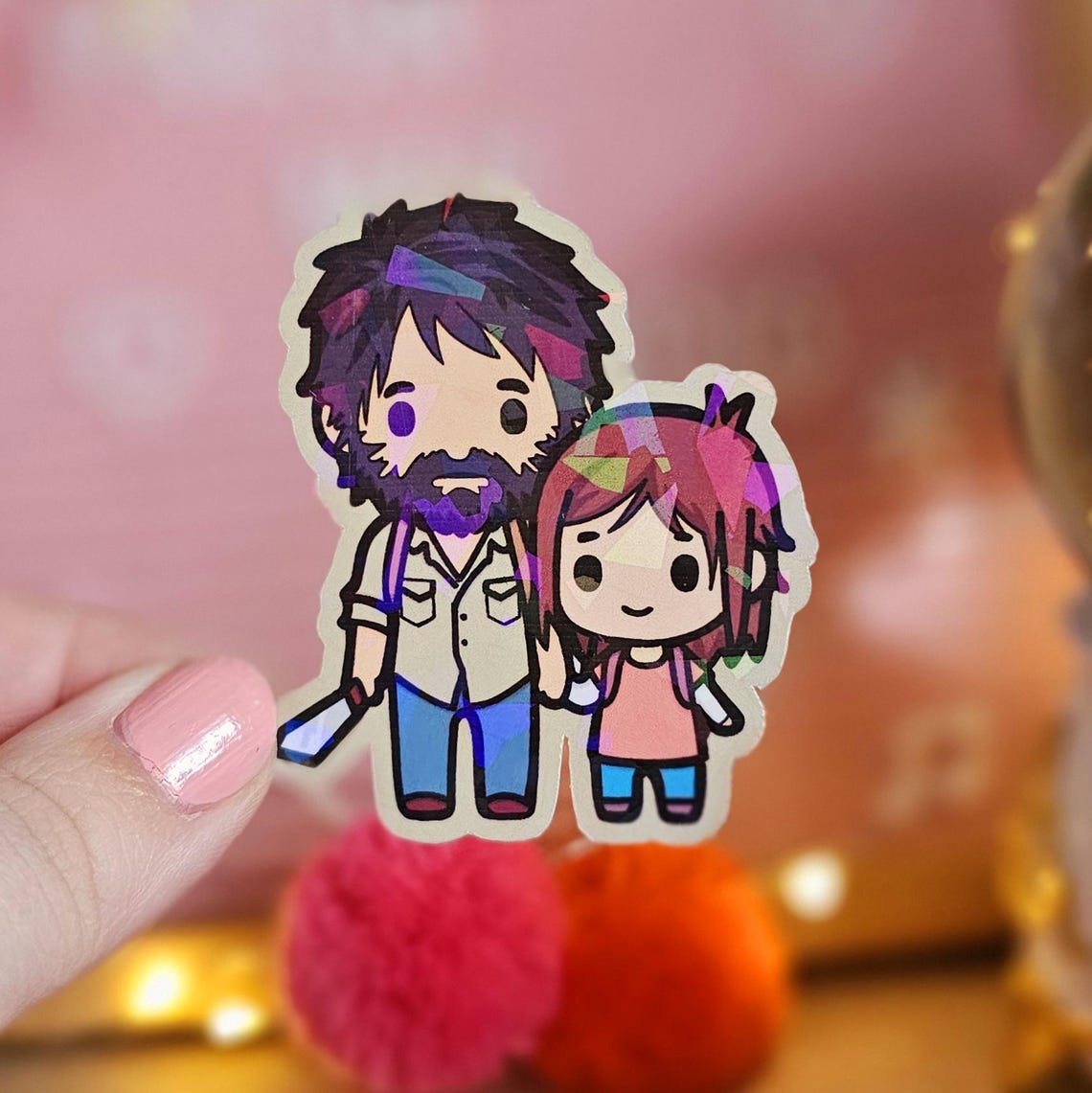 Joel and Ellie Inspired Sticker the Last of Us Sticker Gaming Sticker ...