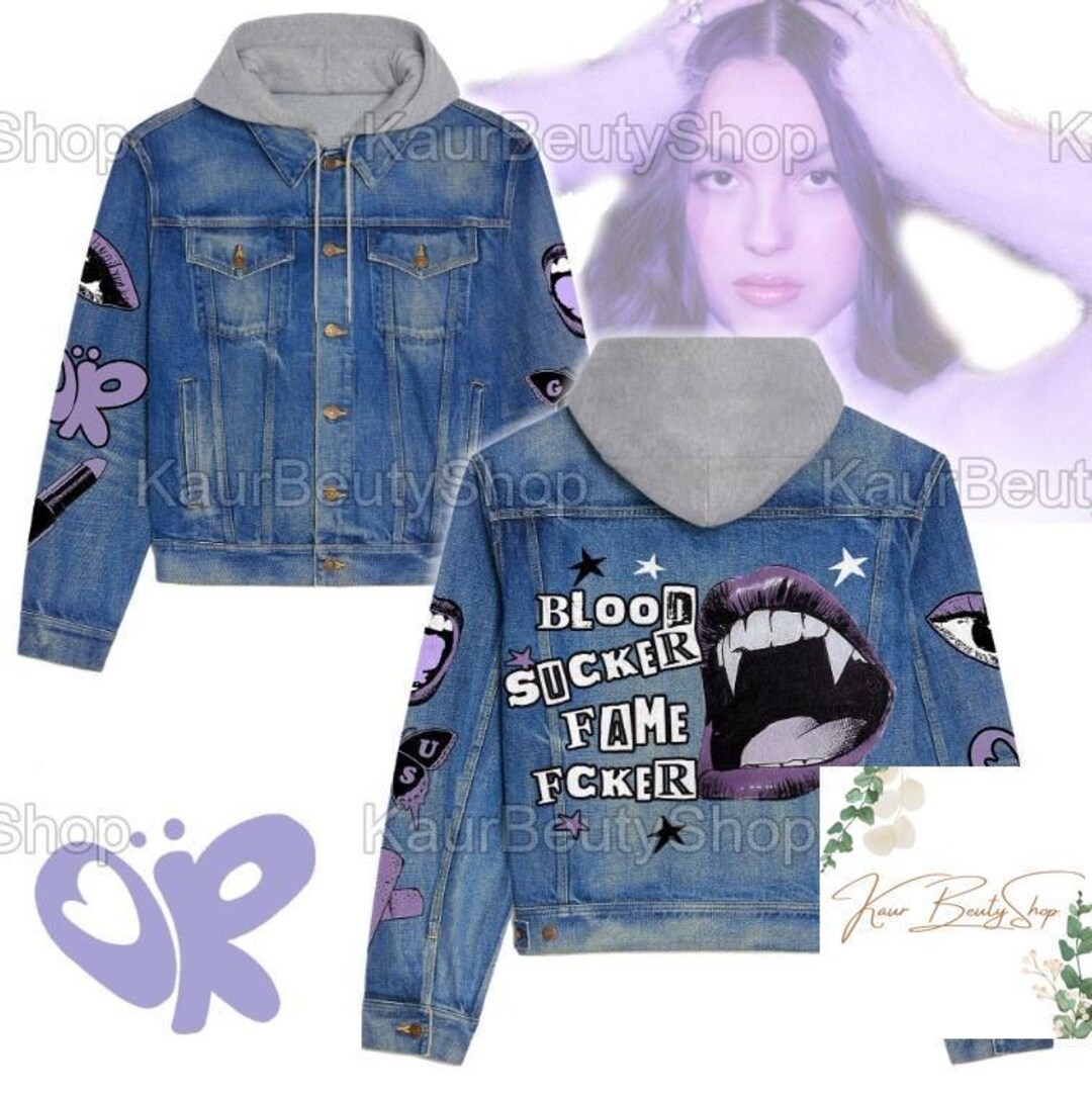 Halloween Olivia Rodrigo Denim Jacket, Olivia Rodrigo Merch, Olivia ...