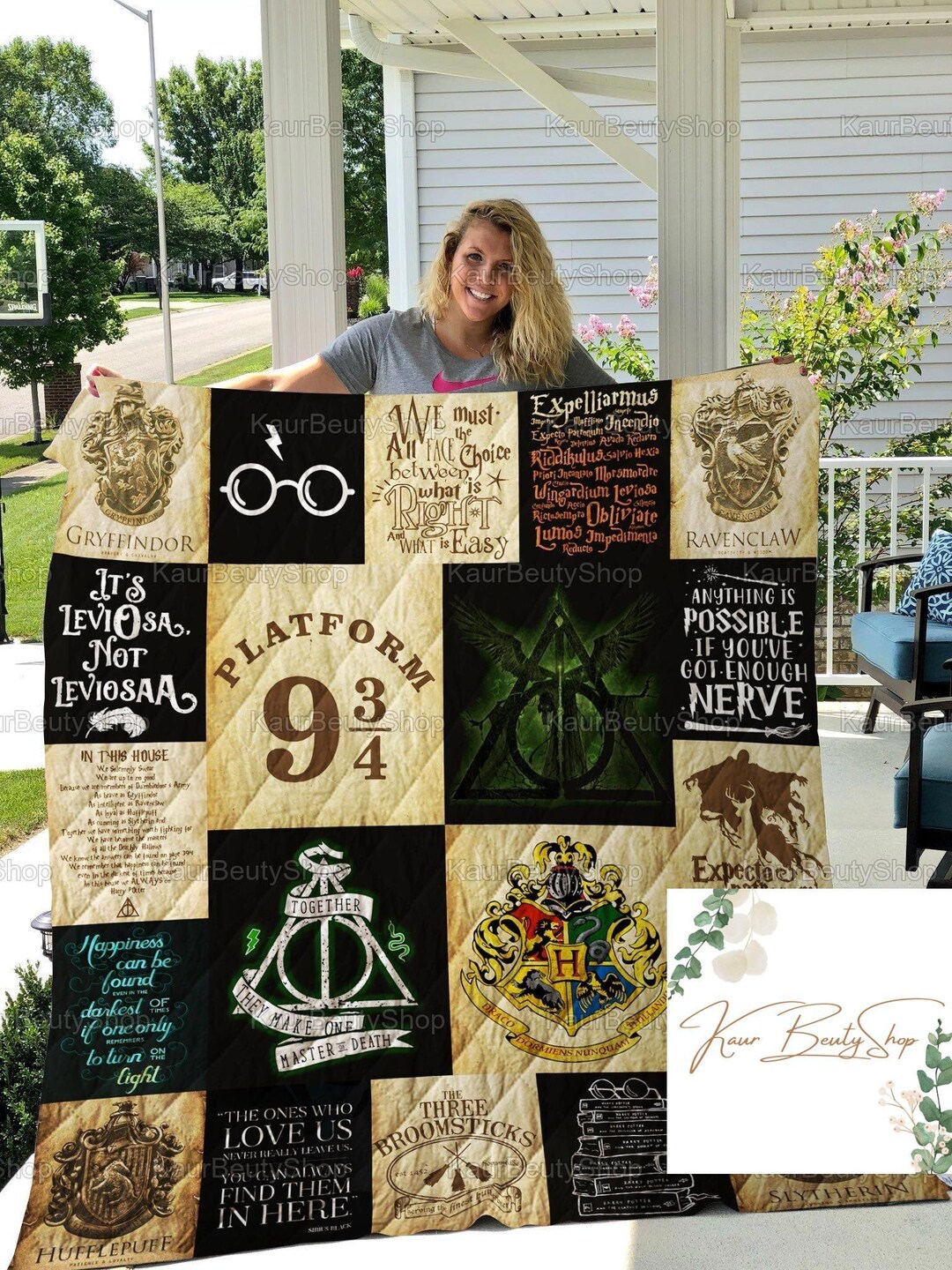 Movie Quilt, Quilt Pattern, Wizard School Quilt, Magic Books Quilt ...