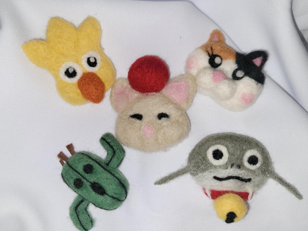 Final Fantasy Minion Moogle/chocobo/namazu/cactuar/fat Cat as Keychain ...
