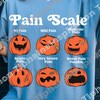 Spooky Halloween Dentist PNG: Funny Pumpkin Faces Pain Scale (digital ...