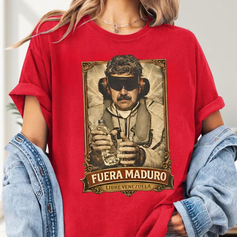 Maduro Captured 2026 Graphic Shirt, Venezuela Libre Captured Live ...