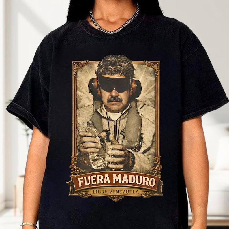 Maduro Captured 2026 Graphic Shirt, Venezuela Libre Captured Live ...