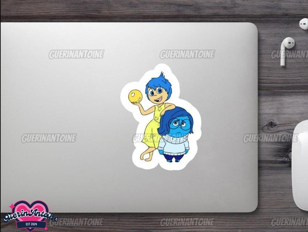 Disney Inside Out 2 Joy and Sadness Sticker, Its Okay to Feel All the ...