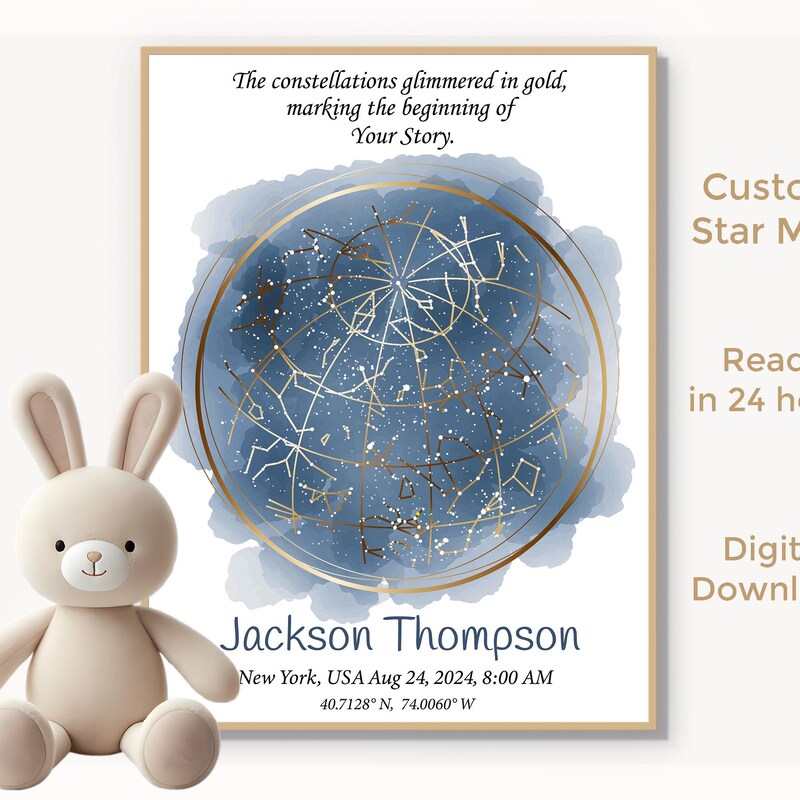 Star Map - Etsy