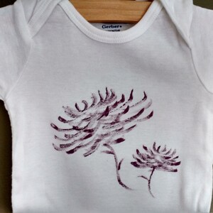 Purple Flower Onesie - Etsy