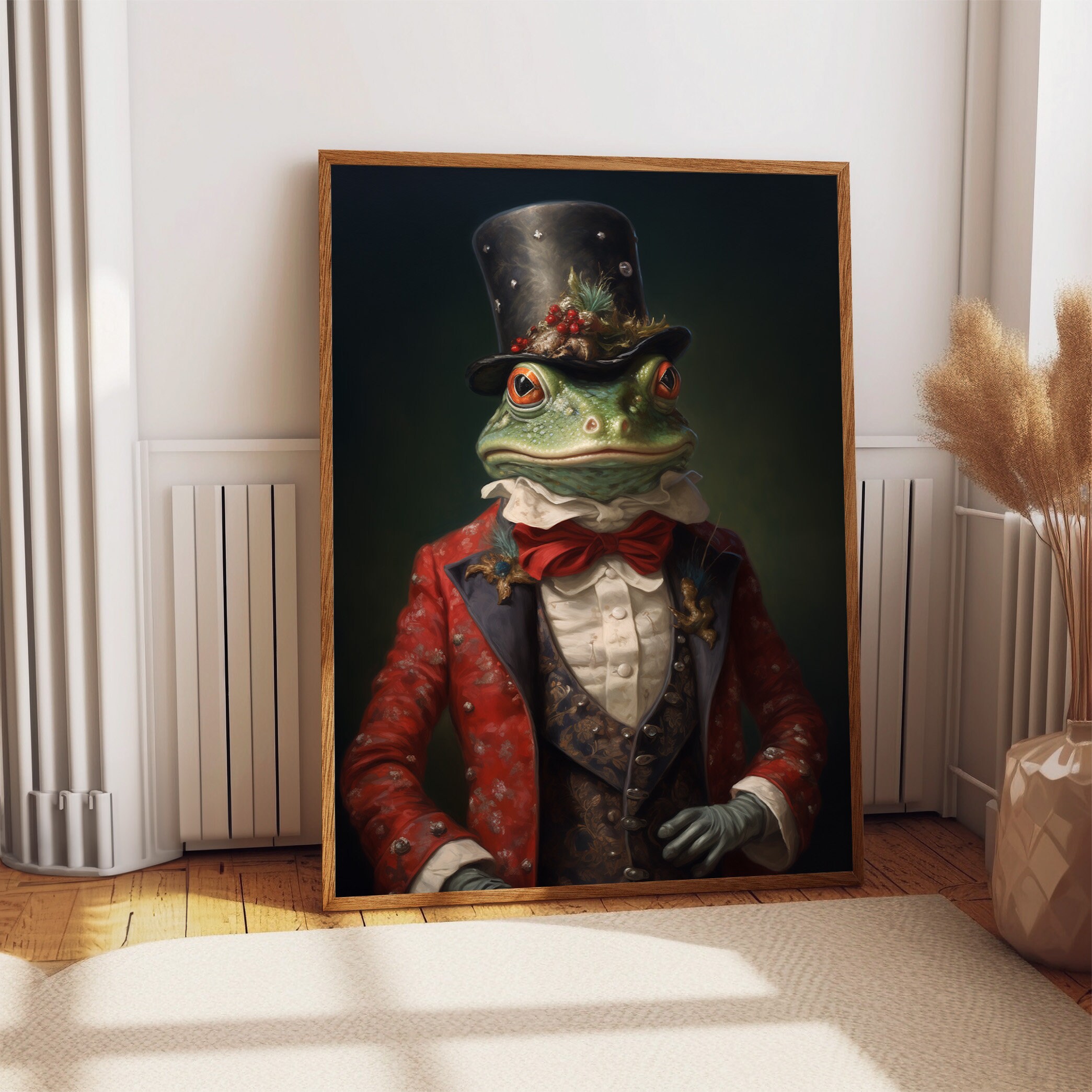 Gothic Frog Poster, Dark Academia Wall Art, Frog Print, Gothic Wall ...