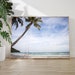 Tropical Beach Print, Palm Trees Poster, Coastal, Tropical Wall Art ...