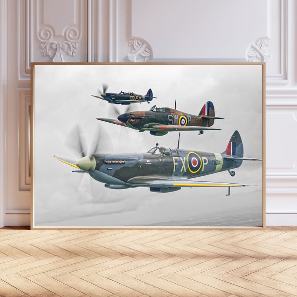 Ww2 Aviation Wall Art - Etsy