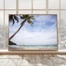 Tropical Beach Print, Palm Trees Poster, Coastal, Tropical Wall Art ...