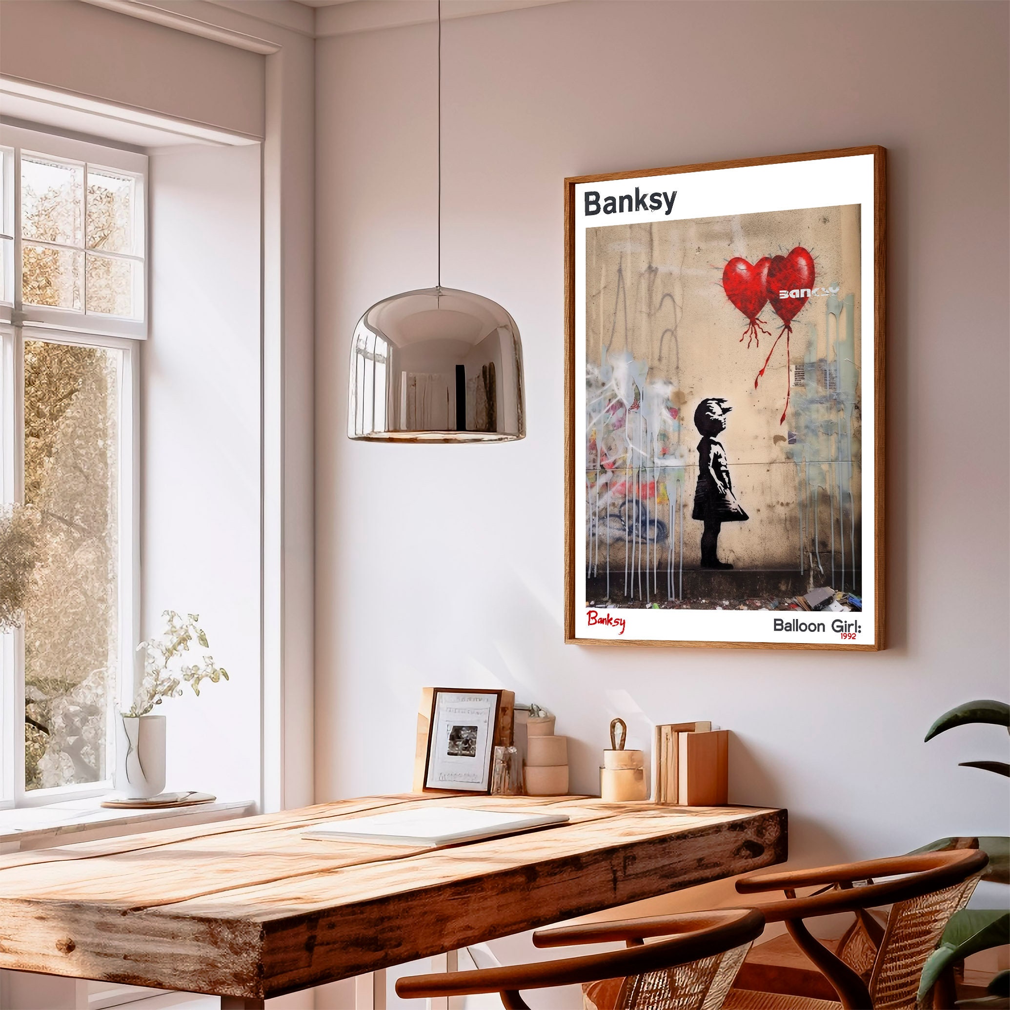 Banksy Poster, Balloon Girl, Banksy Poster, Graffiti Wall Art ...