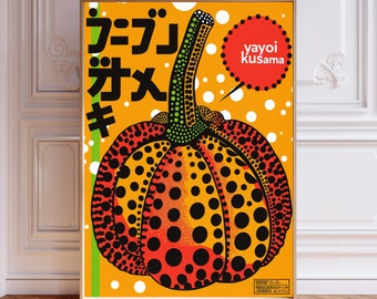 Yayoi Kusama Polka Dots Flowers Art Print, Japaness Art Poster ...