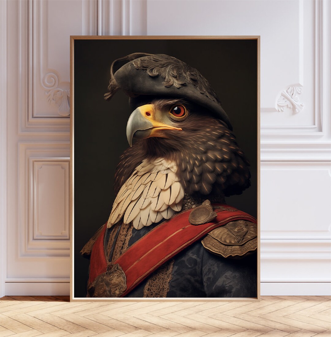 Gothic Eagle Print, Gothic Art, Eagle Poster, Dark Academia Wall Art ...