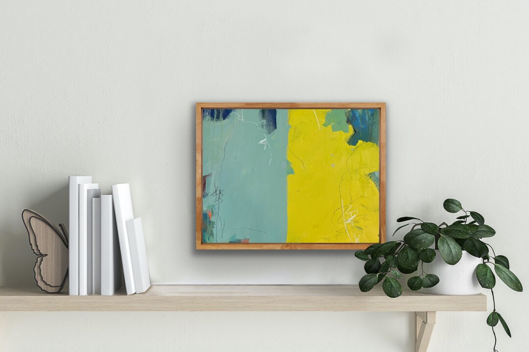 Abstract Art, Abstract Painting, Colorblock Home Decor, Framed Art ...