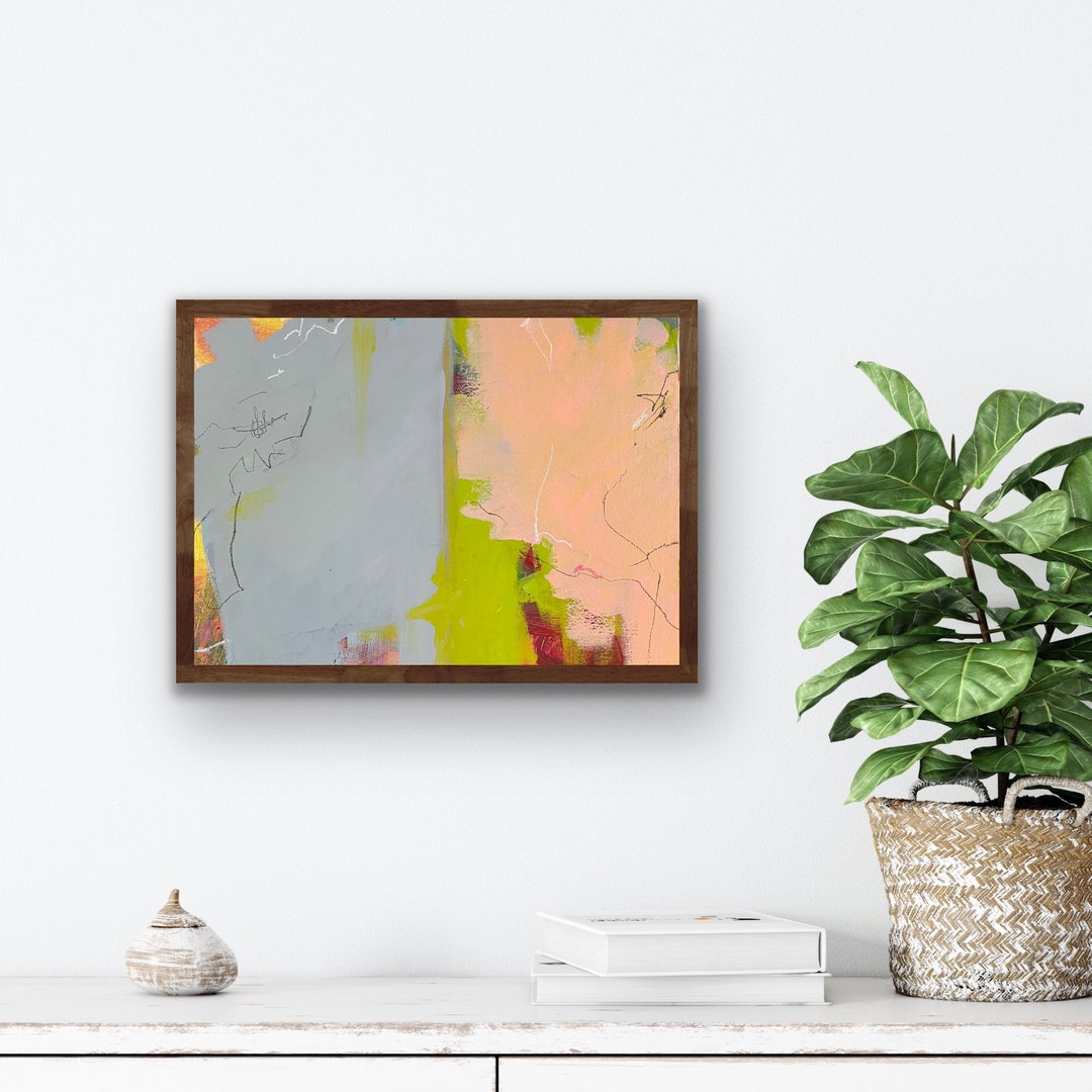 Abstract Art, Abstract Painting, Colorblock Home Decor, Framed Art ...
