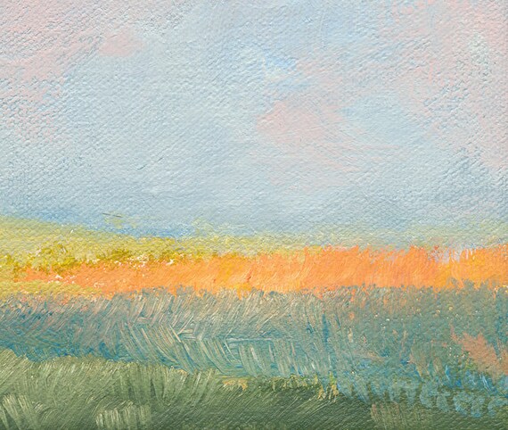 Original Abstract Landscape Framed Art Home Decor Original - Etsy