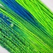 Neon Blue Green Dreads, Blue Green Ombre Dreadlocks, Synthetic SE ...