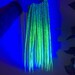 Neon Blue Green Dreads, Blue Green Ombre Dreadlocks, Synthetic SE ...