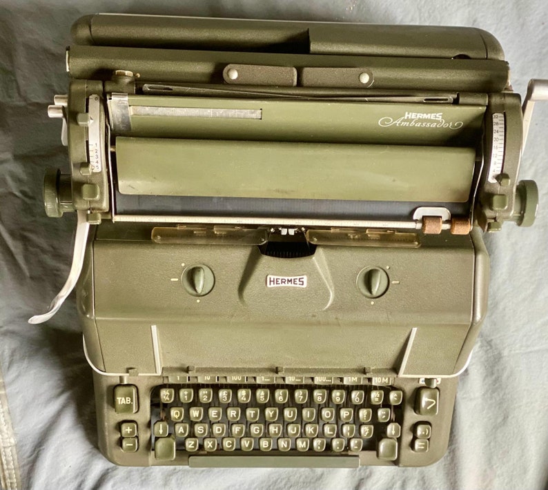 Rare Vintage Typewriter, Swiss Product - Etsy